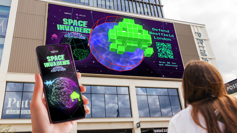Celebrating 45 years since the release of Space Invaders , a new mobile ...